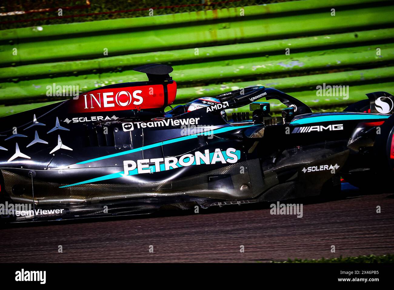Imola, Italy. 30th Apr, 2024. Kimi Antonelli (ITA) Mercedes AMG reserve ...
