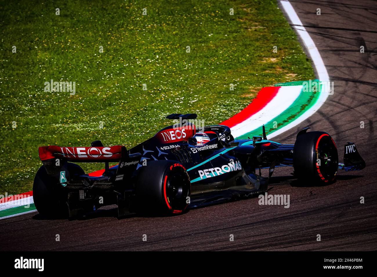 Imola, Italy. 30th Apr, 2024. Kimi Antonelli (ITA) Mercedes AMG reserve ...