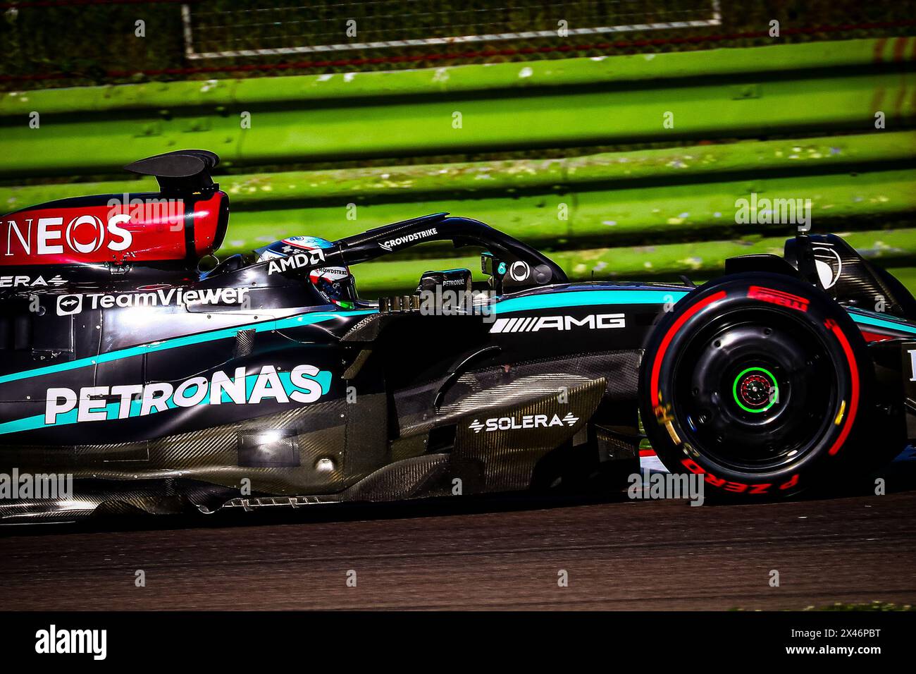 Imola, Italy. 30th Apr, 2024. Kimi Antonelli (ITA) Mercedes AMG reserve ...