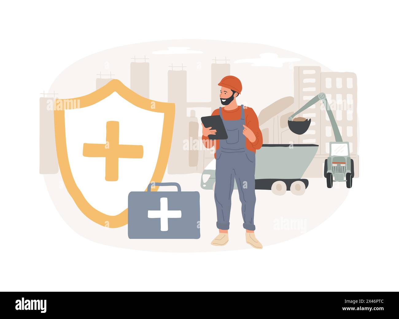 Occupational health isolated concept vector illustration Stock Vector Image & Art - Alamy