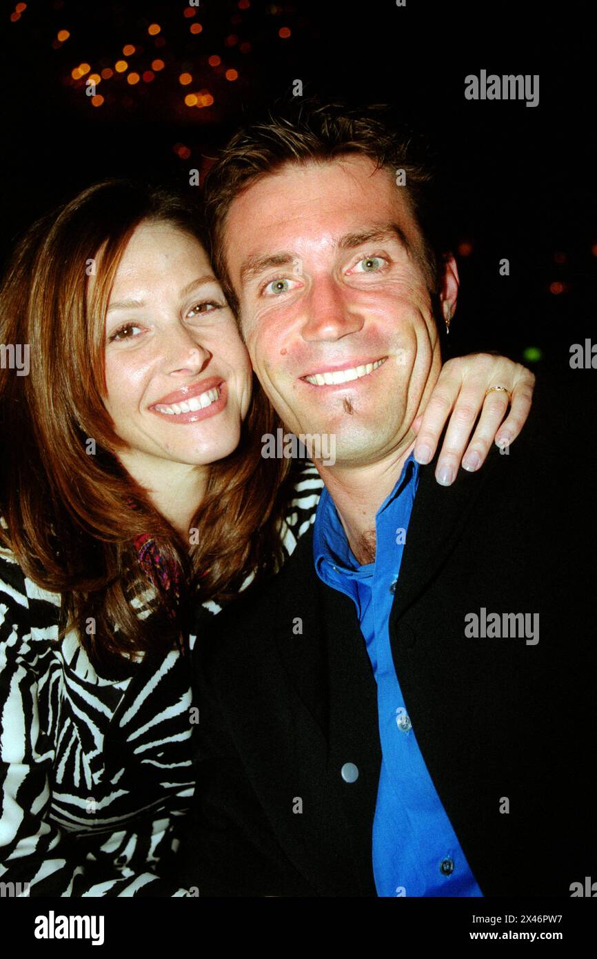 Pat Cash and his wife Emily Bendit pictured at the London Club Awards ...