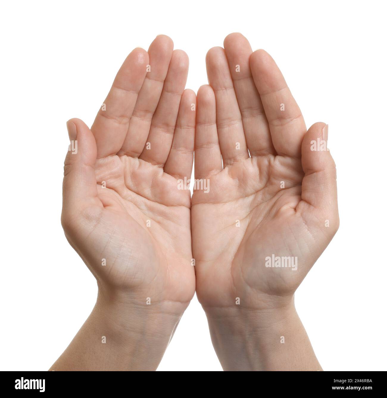 Hands grabbing skin Cut Out Stock Images & Pictures - Alamy