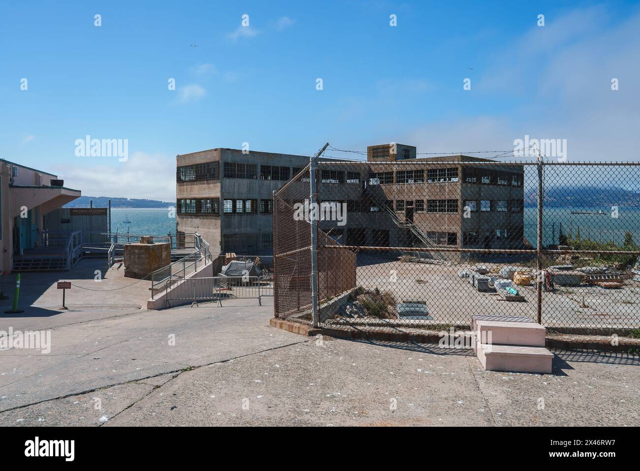 Abandoned Alcatraz Prison Scene, San Francisco, USA Stock Photo - Alamy