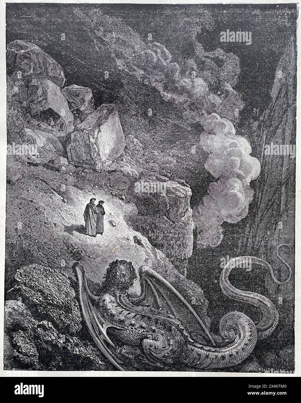 Photo of an image from The Divine Comedy, Inferno Canto XVII ...