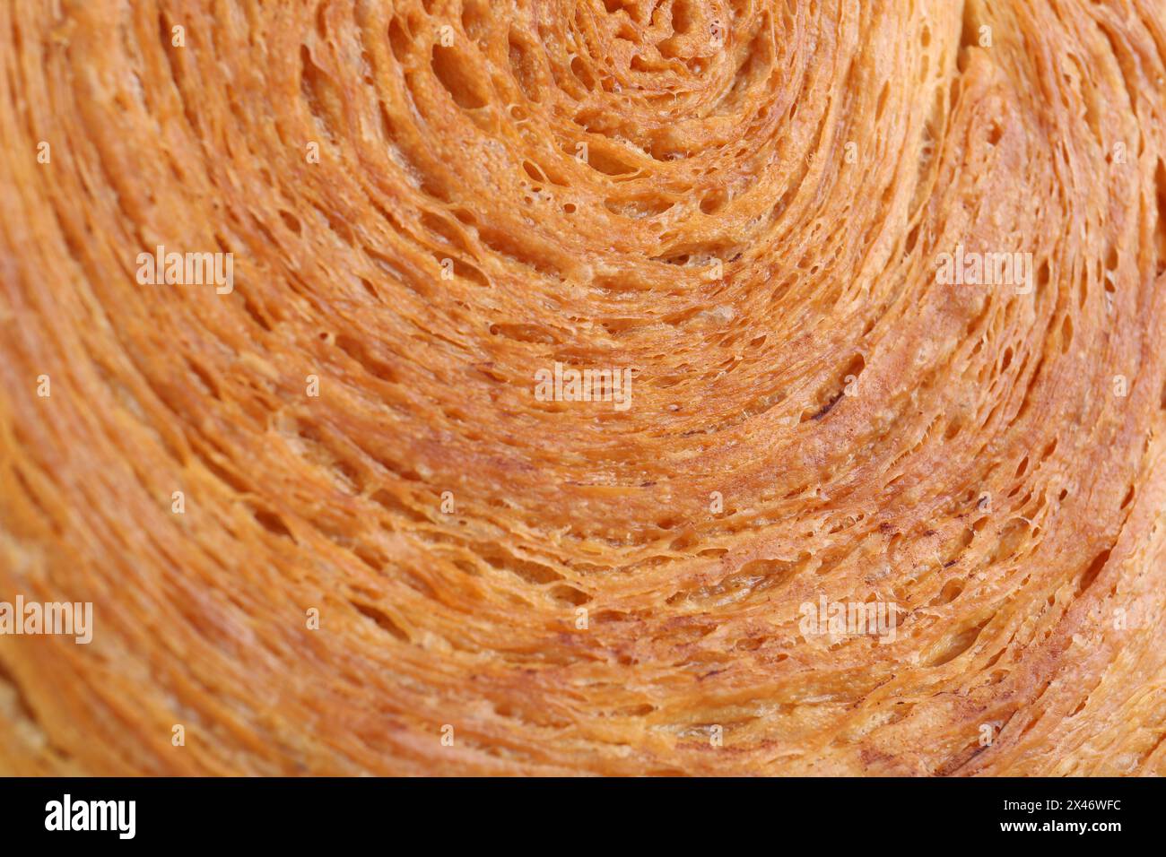 Tasty puff pastry. Supreme croissant as background, closeup Stock Photo ...