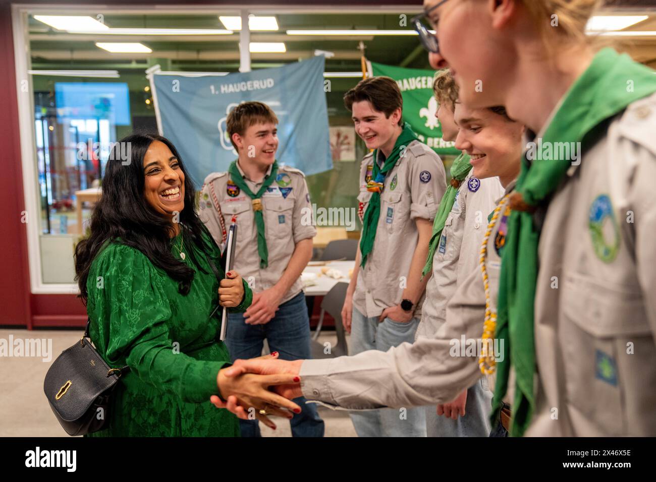 Oslo 20240429.Norwegian Minister for Culture and Equality Lubna Jaffery ...