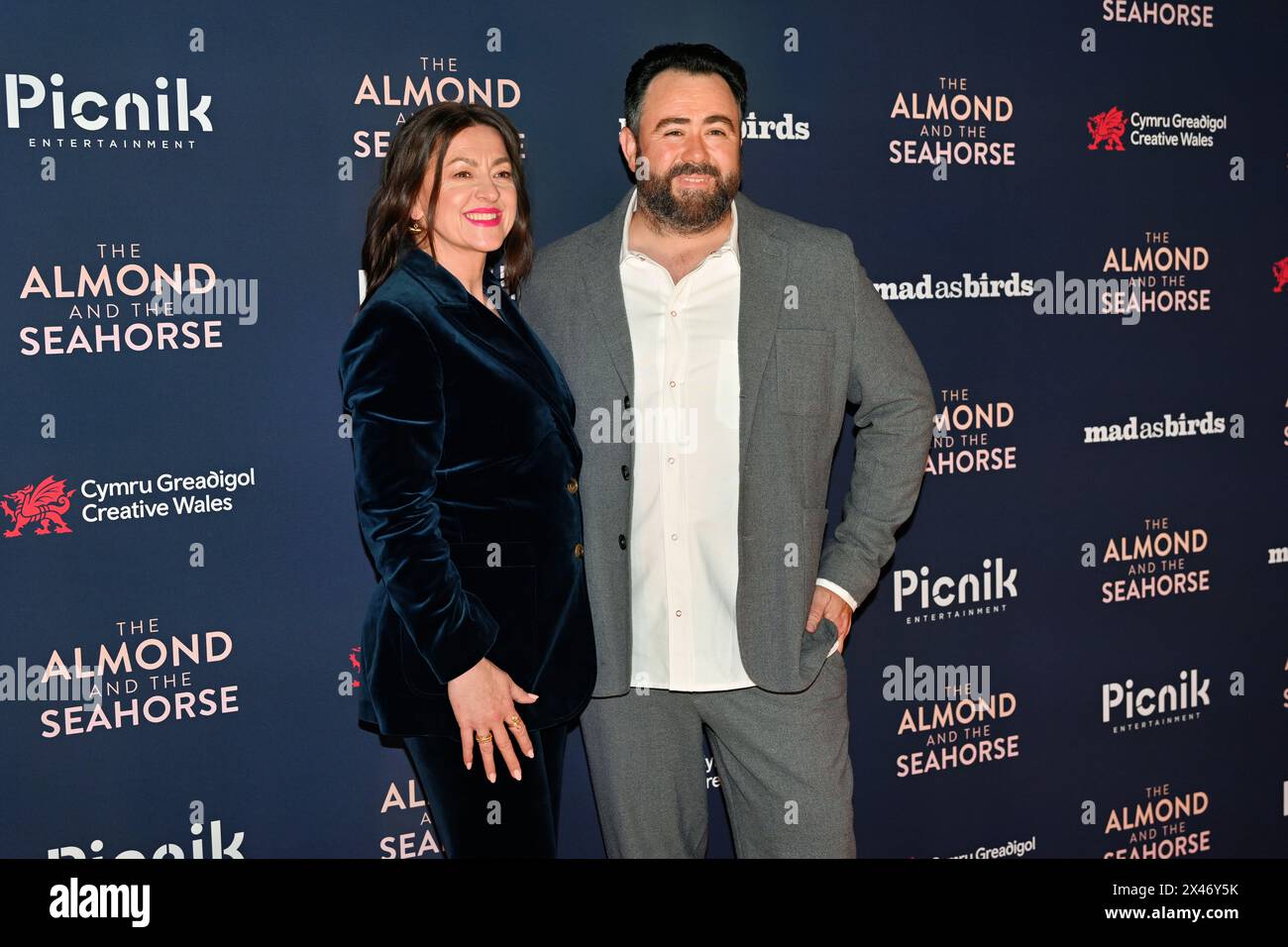 LONDON, ENGLAND - APRIL 30: Celyn Jones and Jo Hartley attends the UK ...