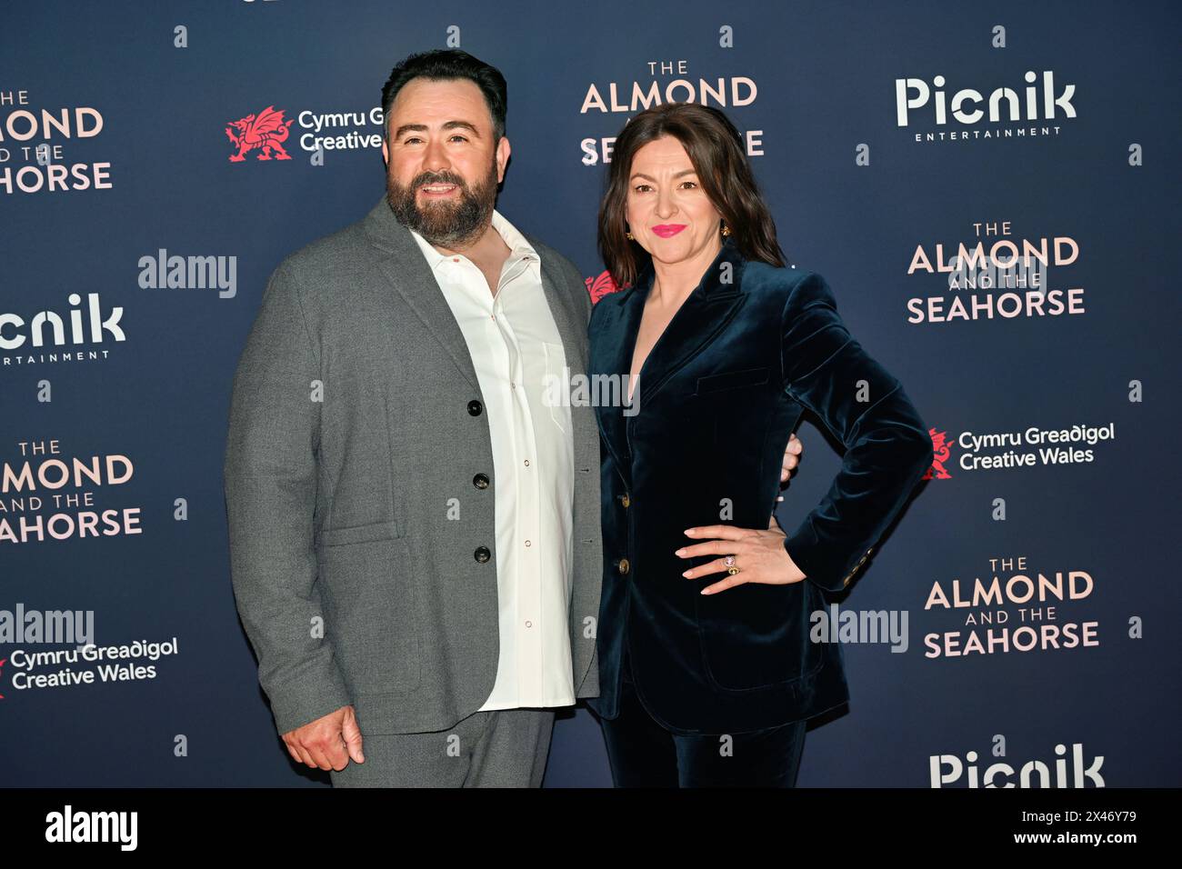 LONDON, ENGLAND - APRIL 30: Celyn Jones and Jo Hartley attends the UK ...