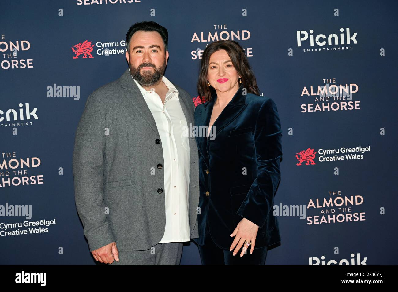 LONDON, ENGLAND - APRIL 30: Celyn Jones and Jo Hartley attends the UK ...