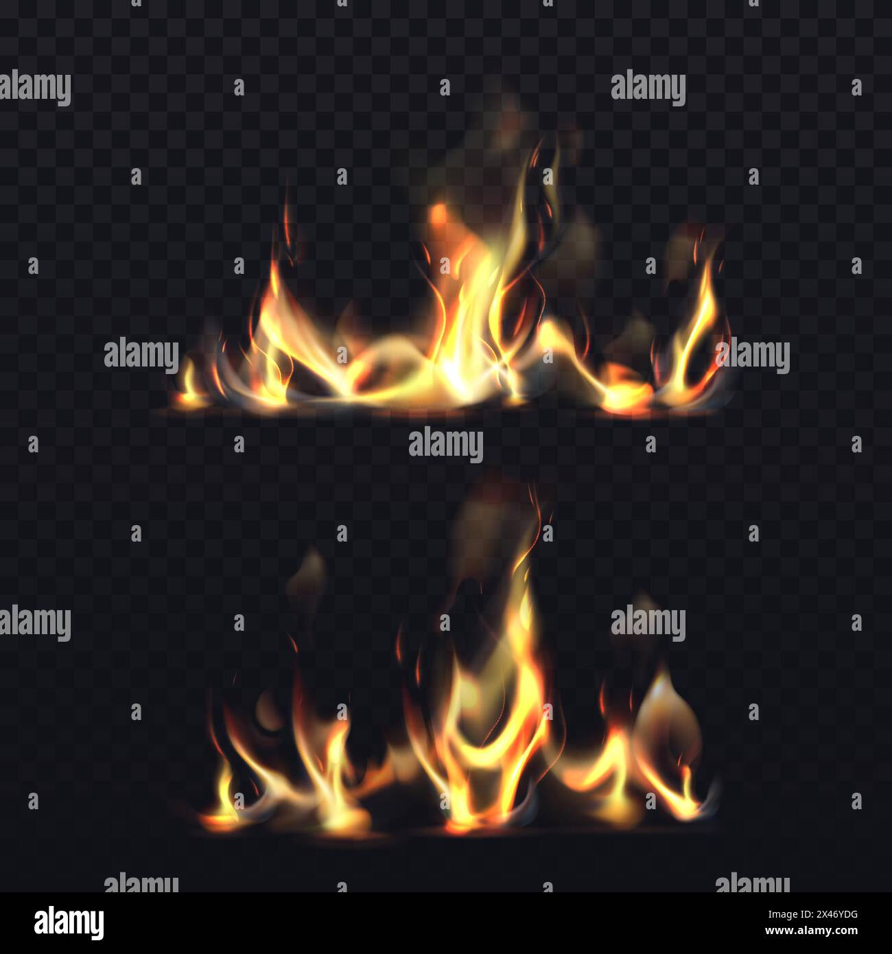 Candle smoke black background Stock Vector Images - Alamy