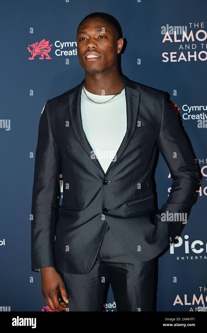 LONDON, ENGLAND - APRIL 30: Patrick Elue attends the UK Premiere of ...