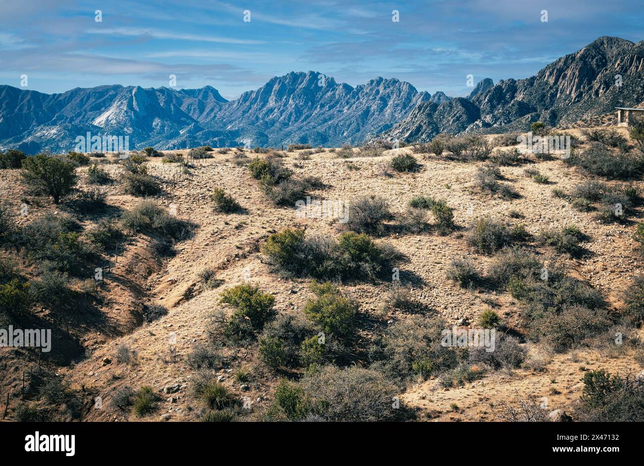 Baylor Peak, Organ Needle in the Organ Mountains desert Peaks National ...