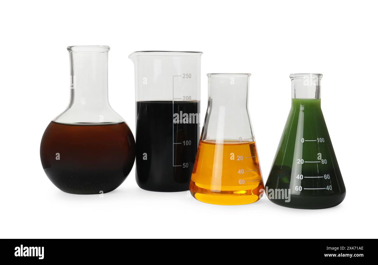 Different types chemical laboratory glassware hi-res stock photography ...