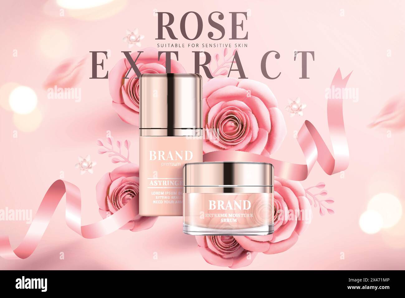 Glitter in product Stock Vector Images - Alamy