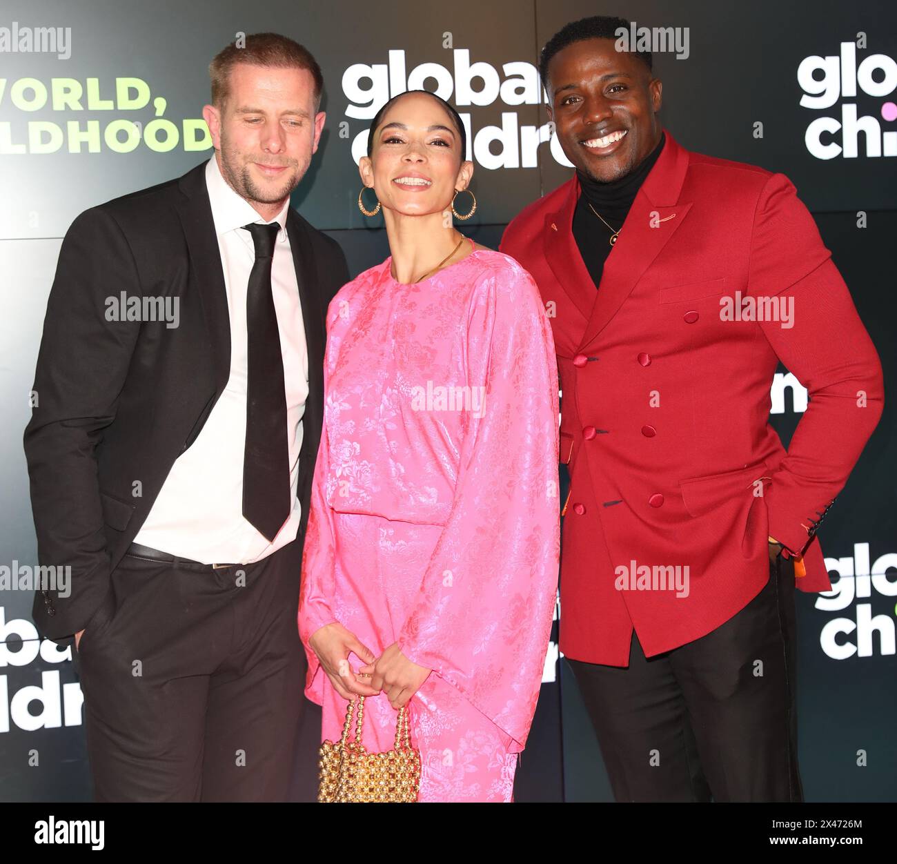 Olympic athlete Tim Benjamin, Gladiator Nitro and Peloton’s Hannah Frankson attend Global Fund ...