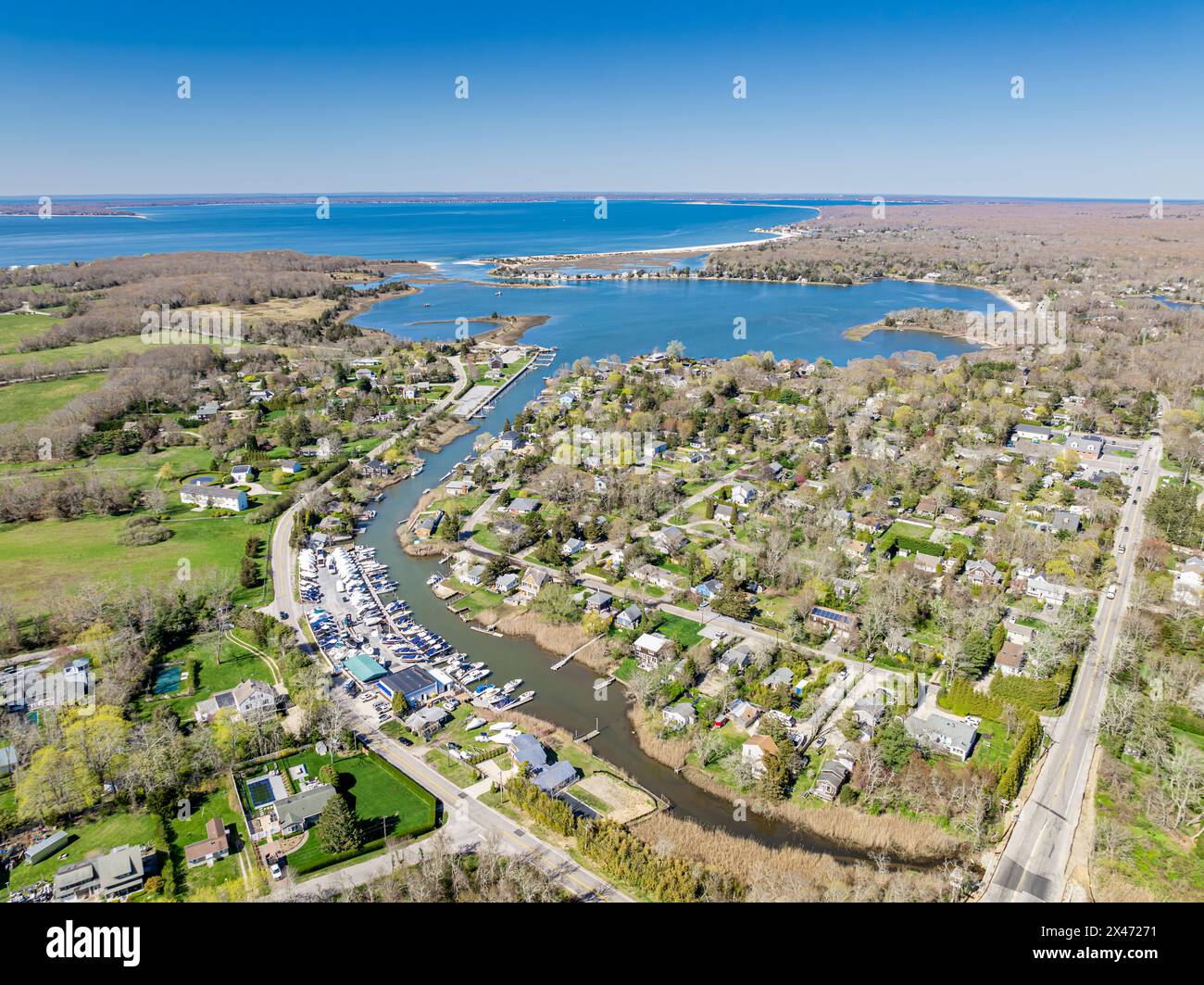 aerial view of conscience point and surrounding area Stock Photo - Alamy