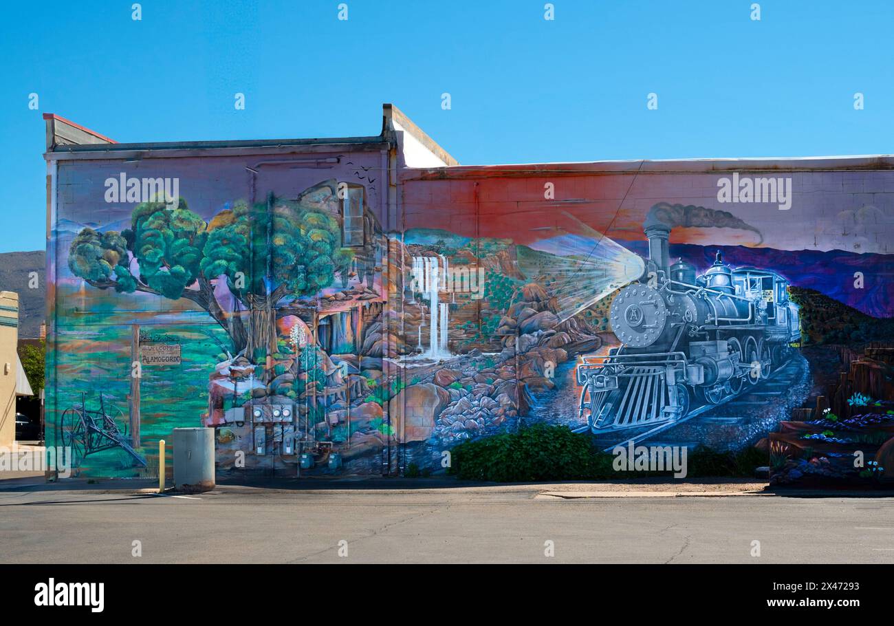 PNM grant supported the creation of this mural "Colors of our Past ...