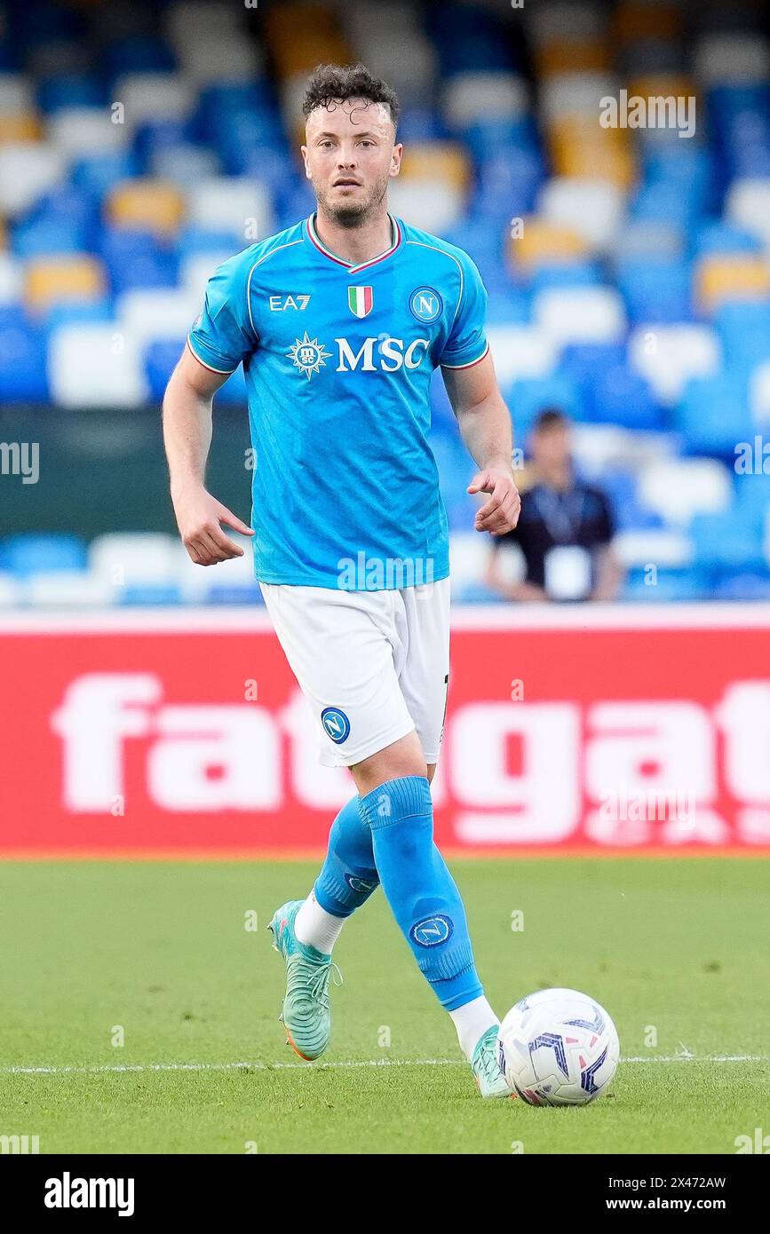 Amir Rahmani of SSC Napoli during the serie A TIM match between SSC ...