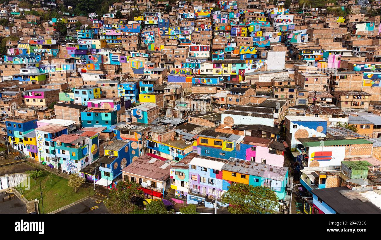 Medellin, Antioquia - Colombia. April 4, 2024. The largest artistic ...