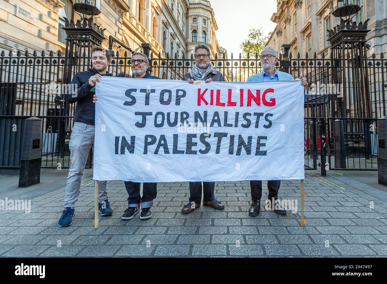 Whitehall, London, UK. Monday 29th April, 2024. To mark International ...