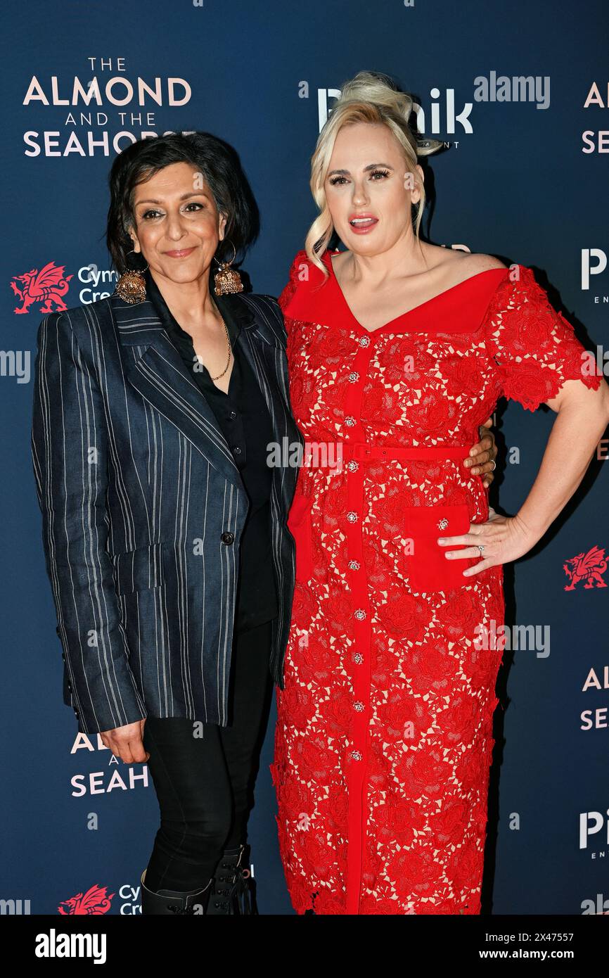 LONDON, ENGLAND - APRIL 30: Meera Syal and Rebel Wilson attends the UK ...