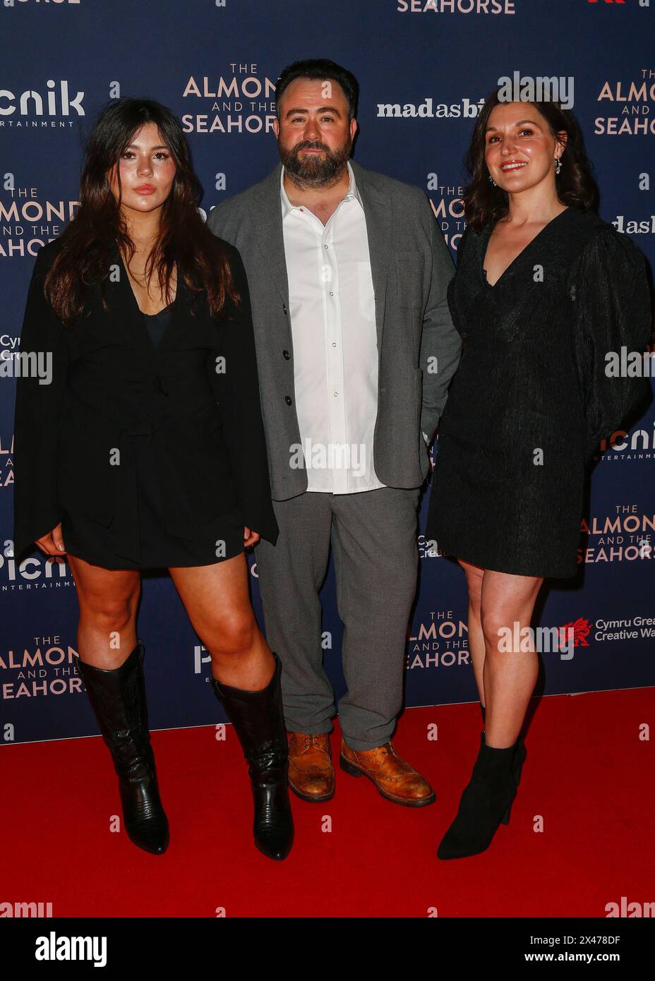 Celyn Jones, Greta Drew and Kate Drew attend the UK Premiere of 'The ...