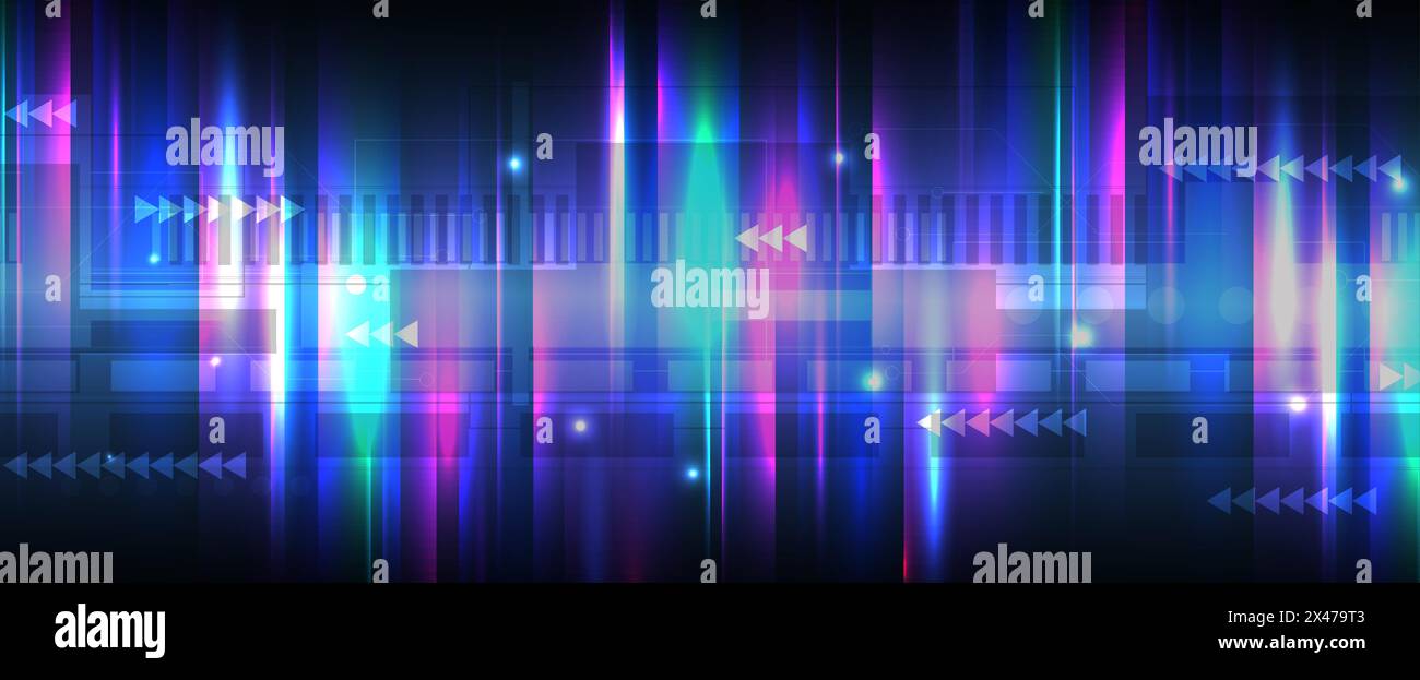 Abstract Computer technology background. network visual connection ...