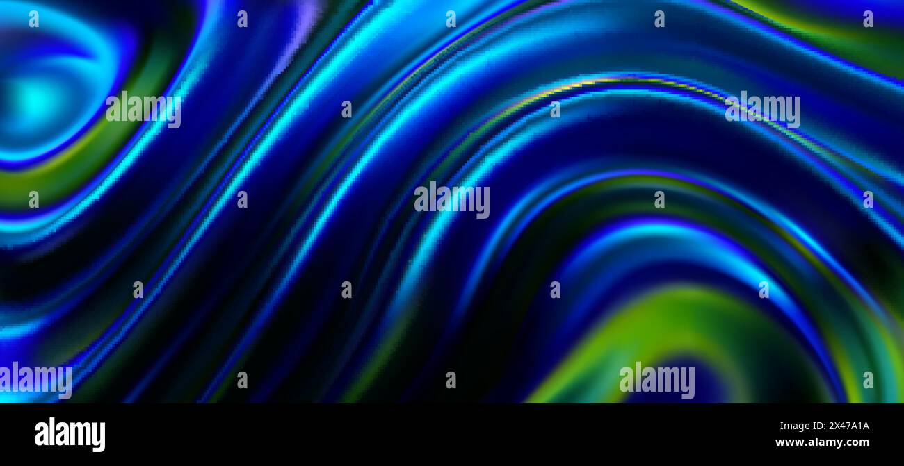 Abstract fluorescent background with wavy rippled surface Stock Vector ...
