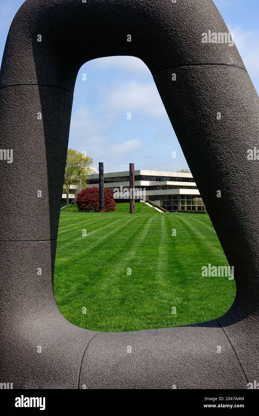 Purchase, NY – US – Apr 28, 2024 Isamu Noguchi’s Swedish granite modern ...