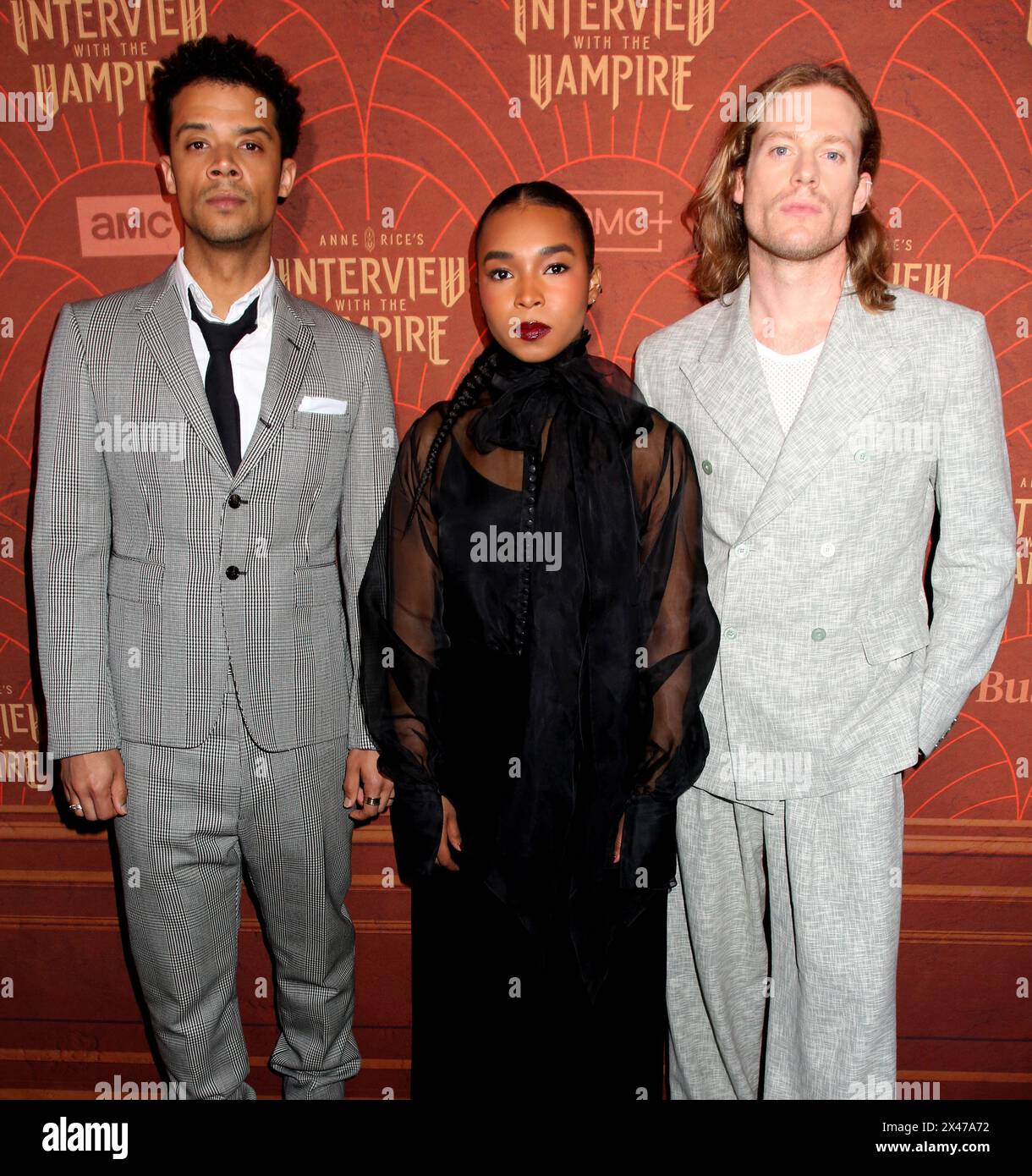 Jacob Anderson, Delainey Hayles and Sam Reid attending 'Anne Rice’s ...