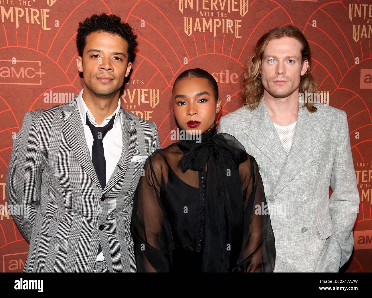 Jacob Anderson, Delainey Hayles and Sam Reid attending 'Anne Rice’s ...