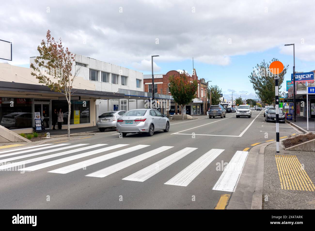 Town centre, Clyde Street, Balclutha, Otago, New Zealand Stock Photo ...