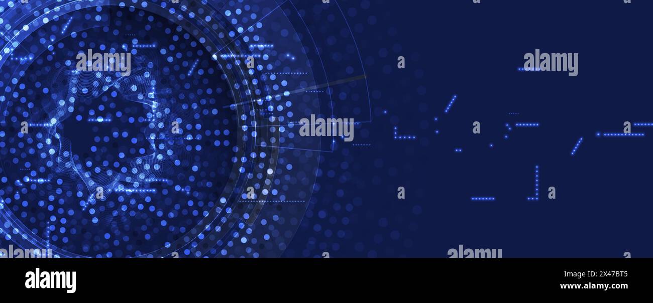 Abstract Computer technology background. network visual connection ...