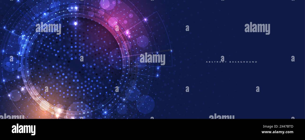 Abstract Computer technology background. network visual connection ...