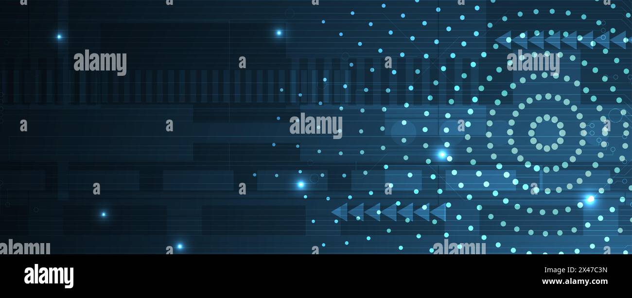 Abstract Computer technology background. network visual connection ...