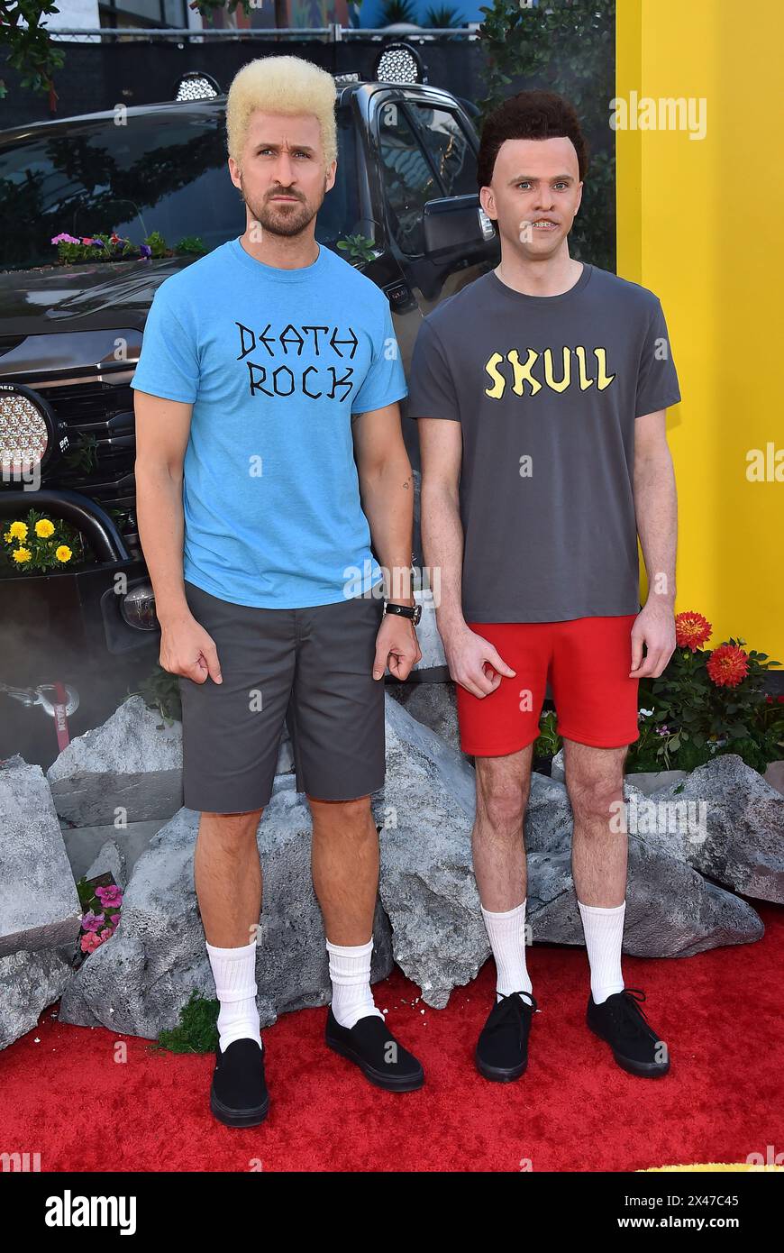 Hollywood, USA. 30th Apr, 2024. Ryan Gosling and Mikey Day arriving to ...