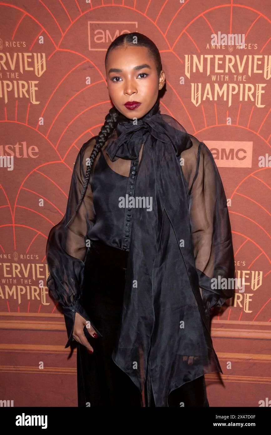 NEW YORK, NEW YORK - APRIL 30: Delainey Hayles attends AMC Networks ...