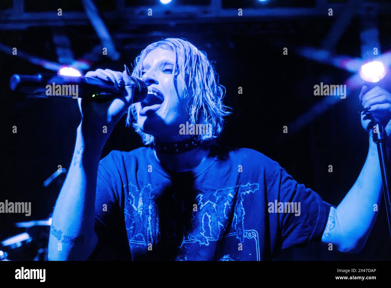 Milan, Italy. 27th Apr, 2024. British electro-pop singer-songwriter ...