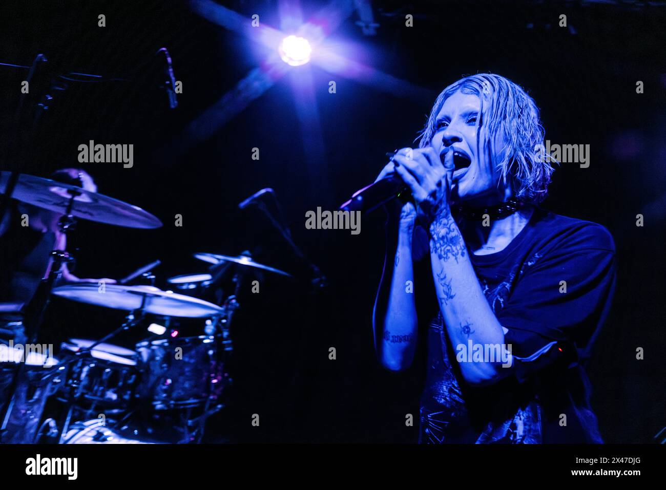 Milan, Italy. 27th Apr, 2024. British electro-pop singer-songwriter ...