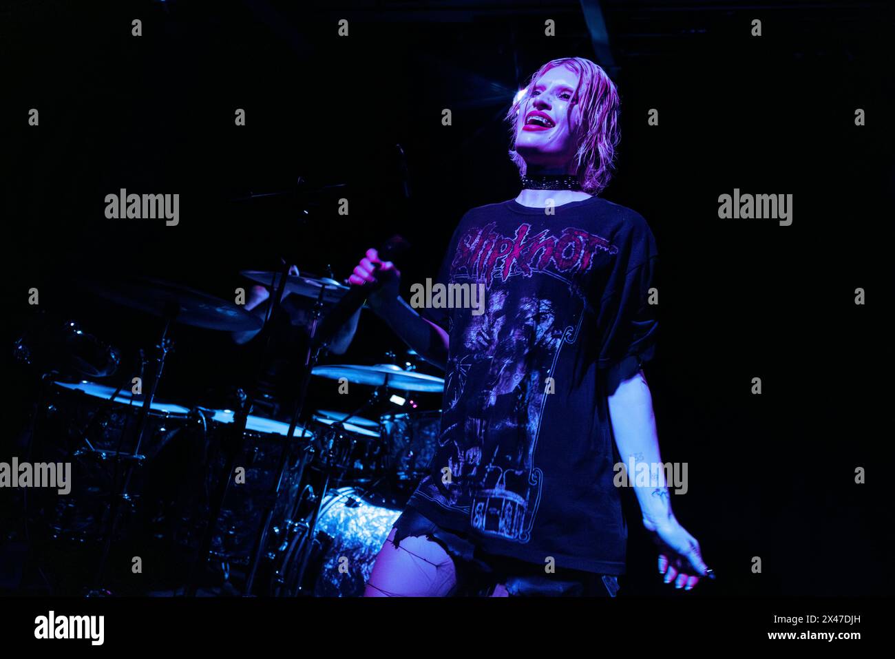 Milan, Italy. 27th Apr, 2024. British electro-pop singer-songwriter ...