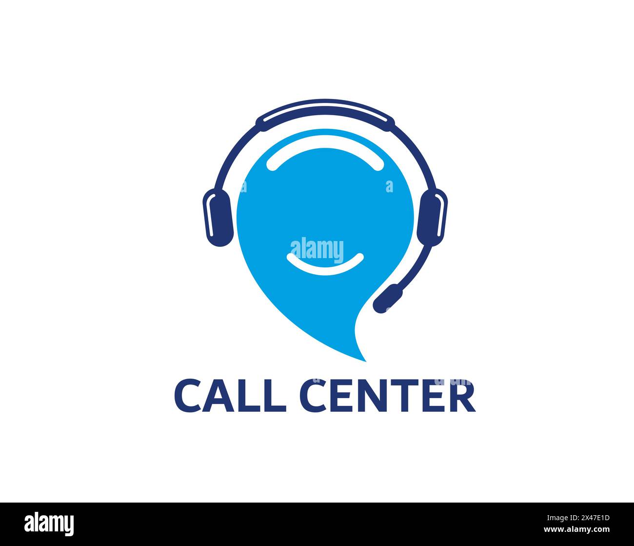 Professional customer service logo Stock Vector Images - Alamy