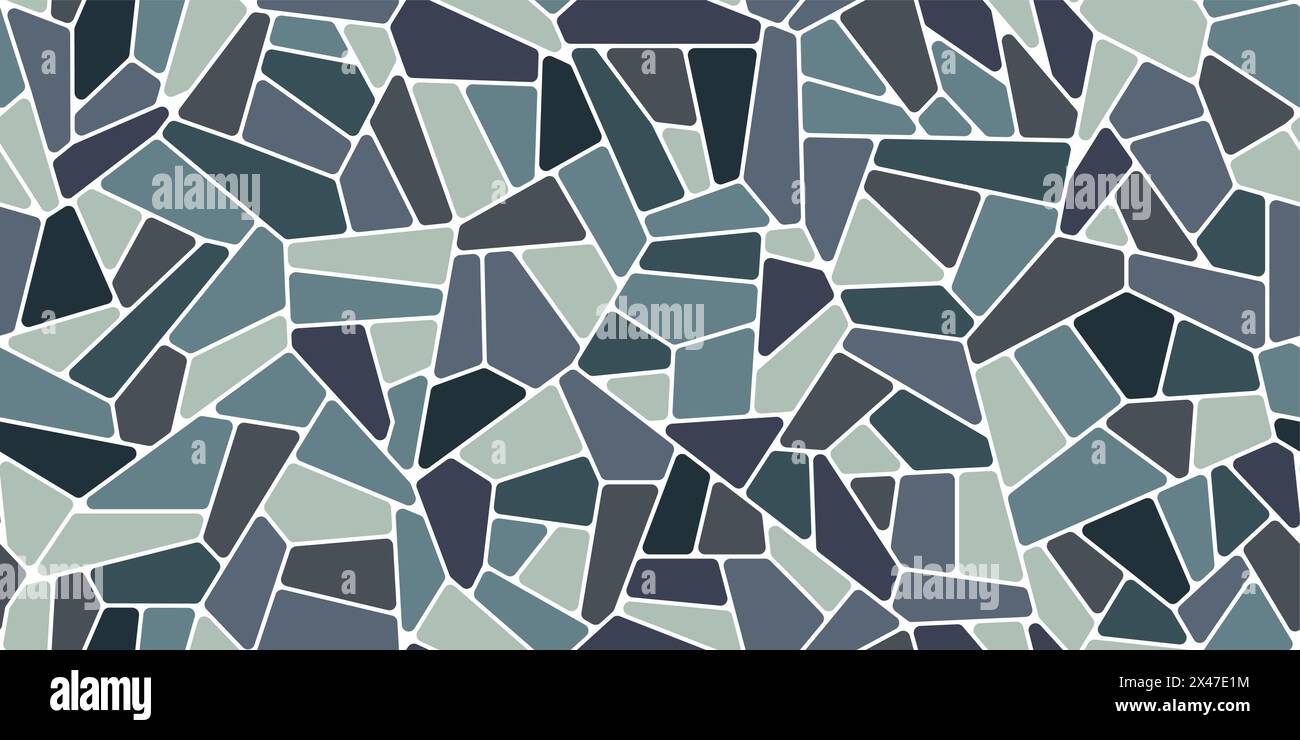 Splinter mosaic paving floor background or stone tile, vector pattern ...