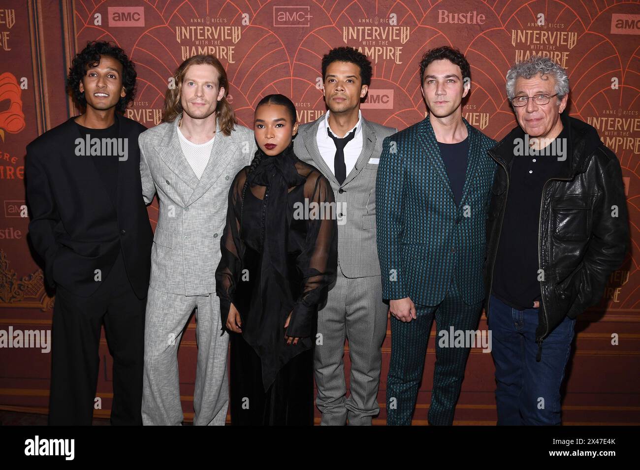 New York, USA. 30th Apr, 2024. (L-R) Assad Zaman, Sam Reid, Delainey ...