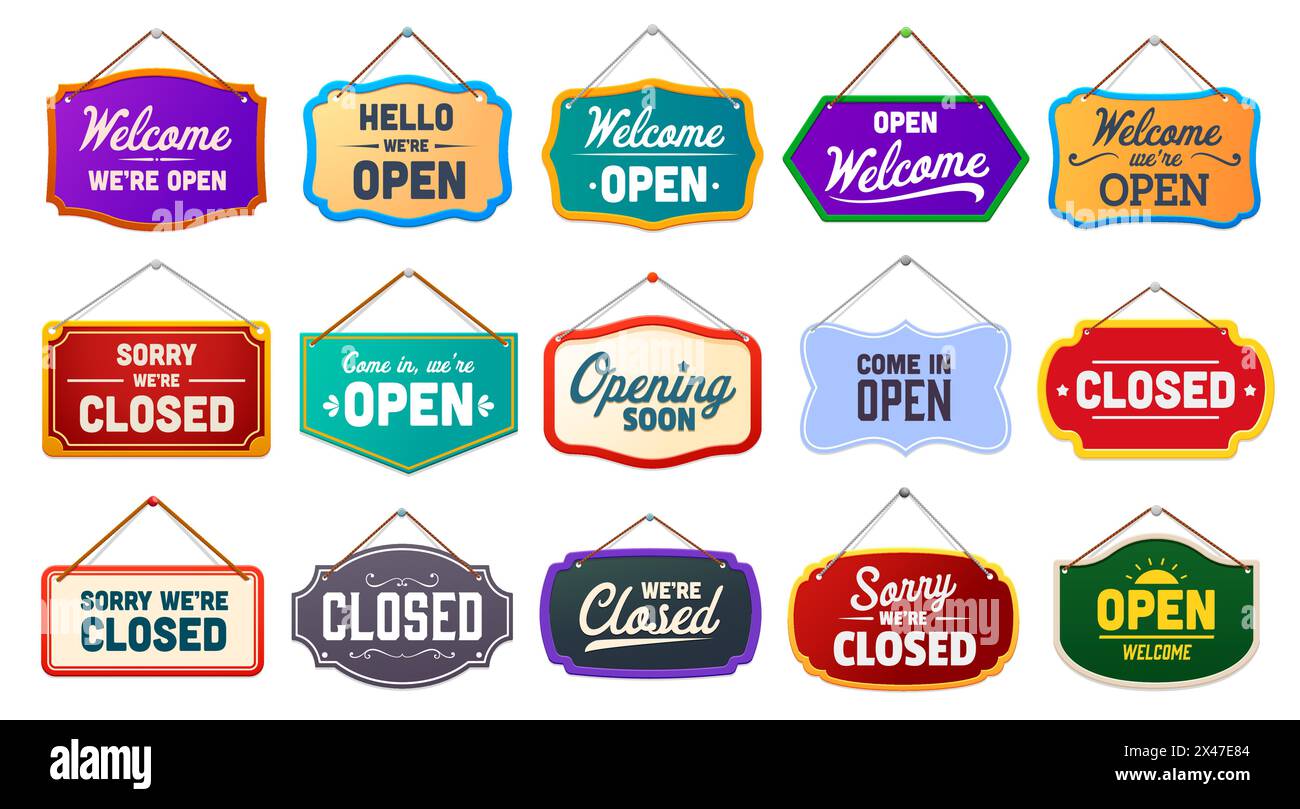 Welcome displays Stock Vector Images - Alamy