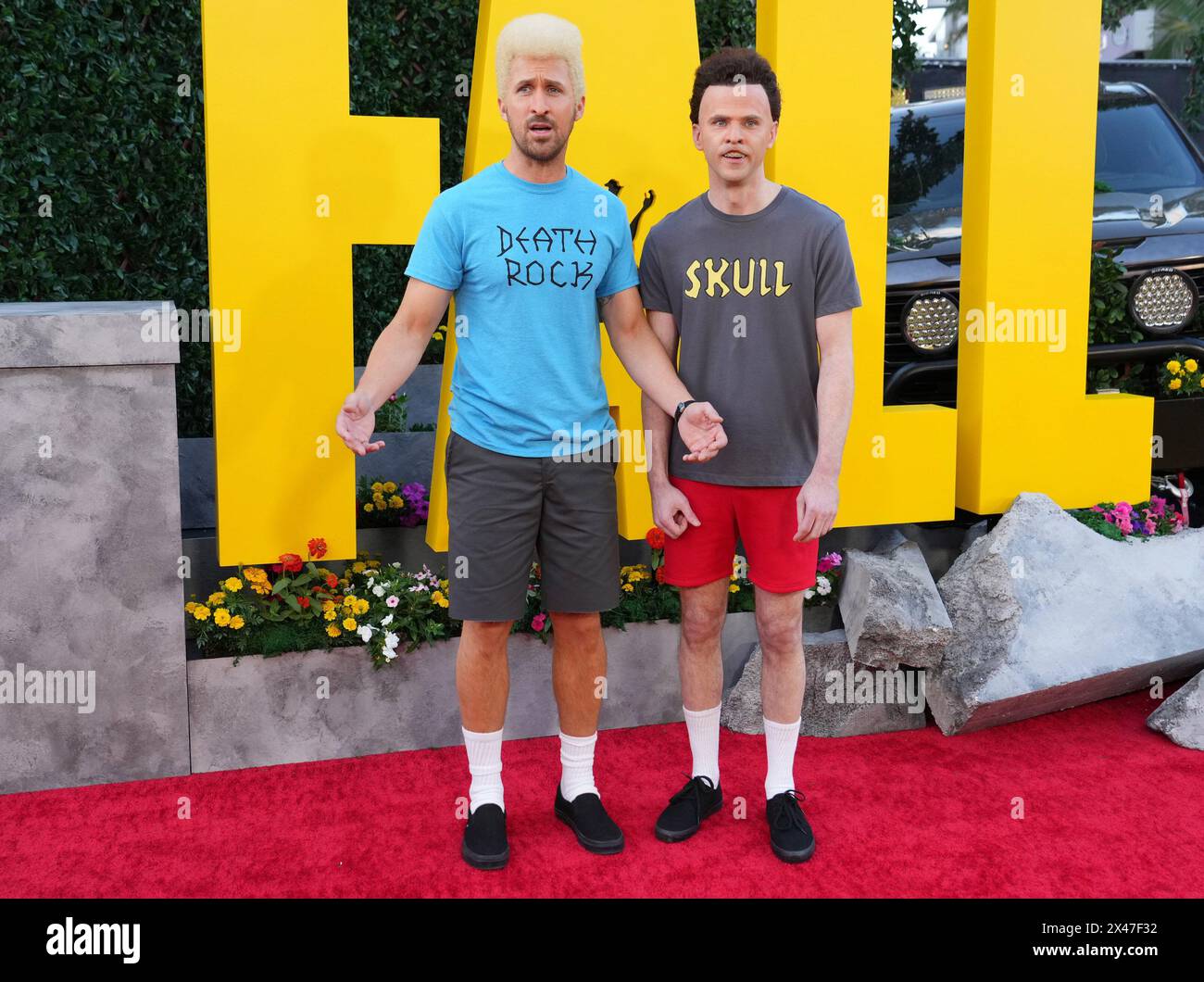 Los Angeles, USA. 30th Apr, 2024. (L-R) Ryan Gosling and Mikey Day ...