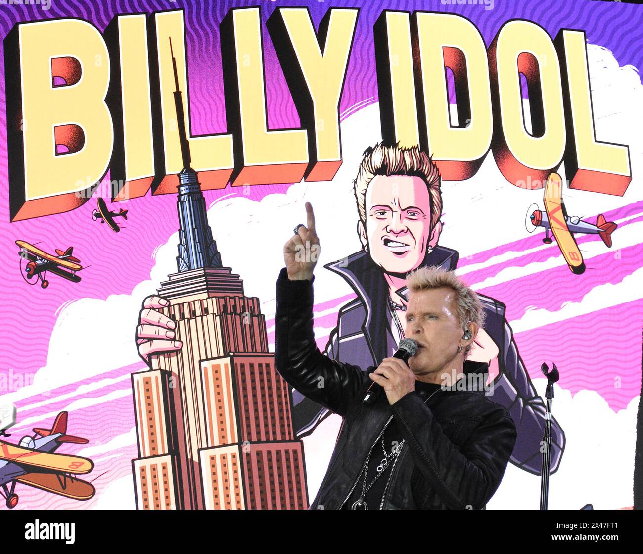 New York, NY, USA. 30th Apr, 2024. Billy Idol pictured as Billy Idol ...