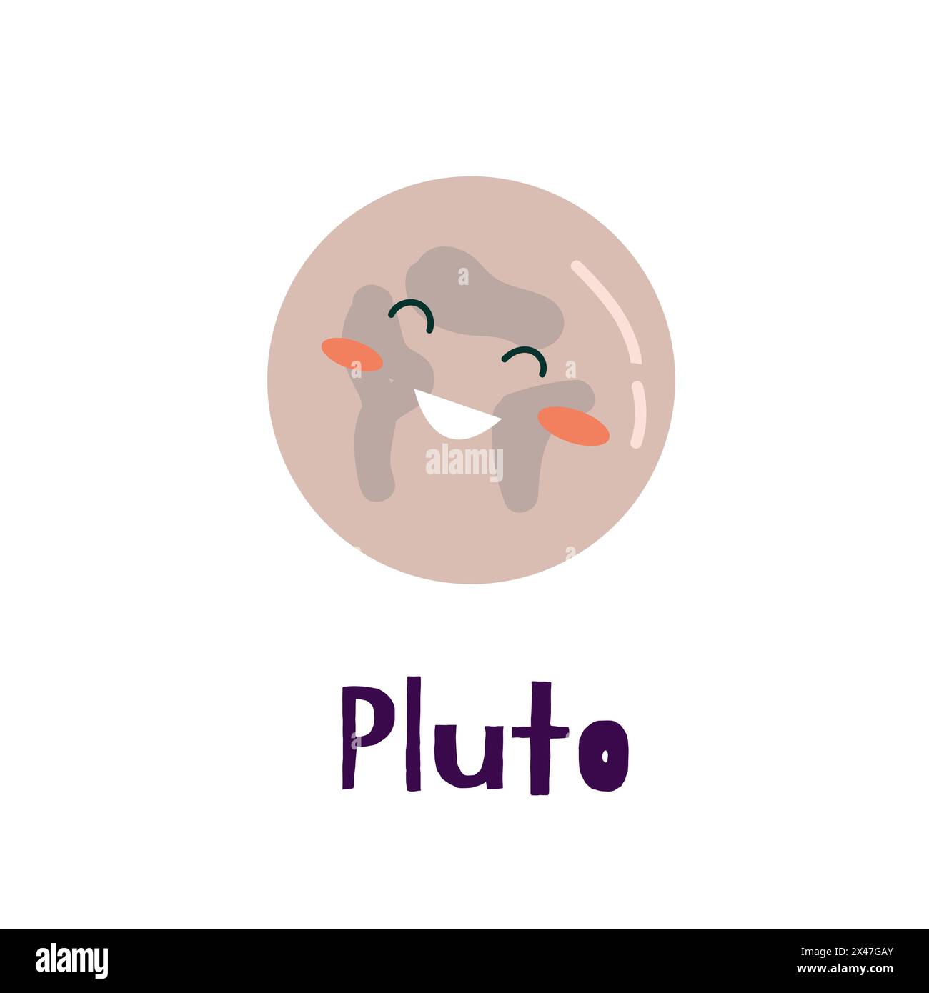 Pluto planet poster hi-res stock photography and images - Alamy