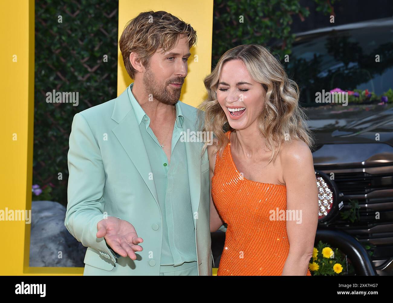 Hollywood, USA. 30th Apr, 2024. Ryan Gosling and Emily Blunt arriving ...