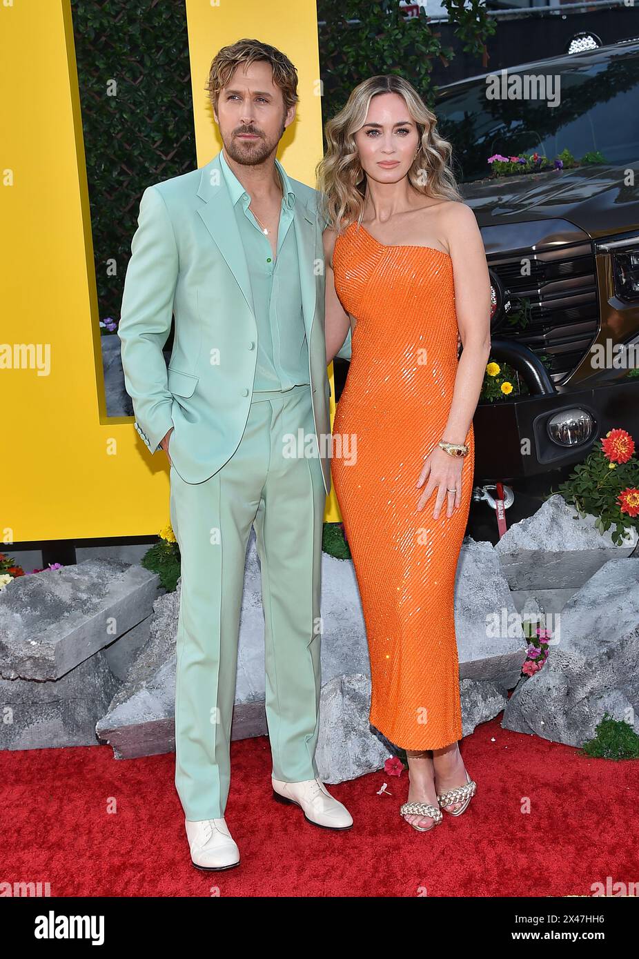 Hollywood, USA. 30th Apr, 2024. Ryan Gosling and Emily Blunt arriving ...