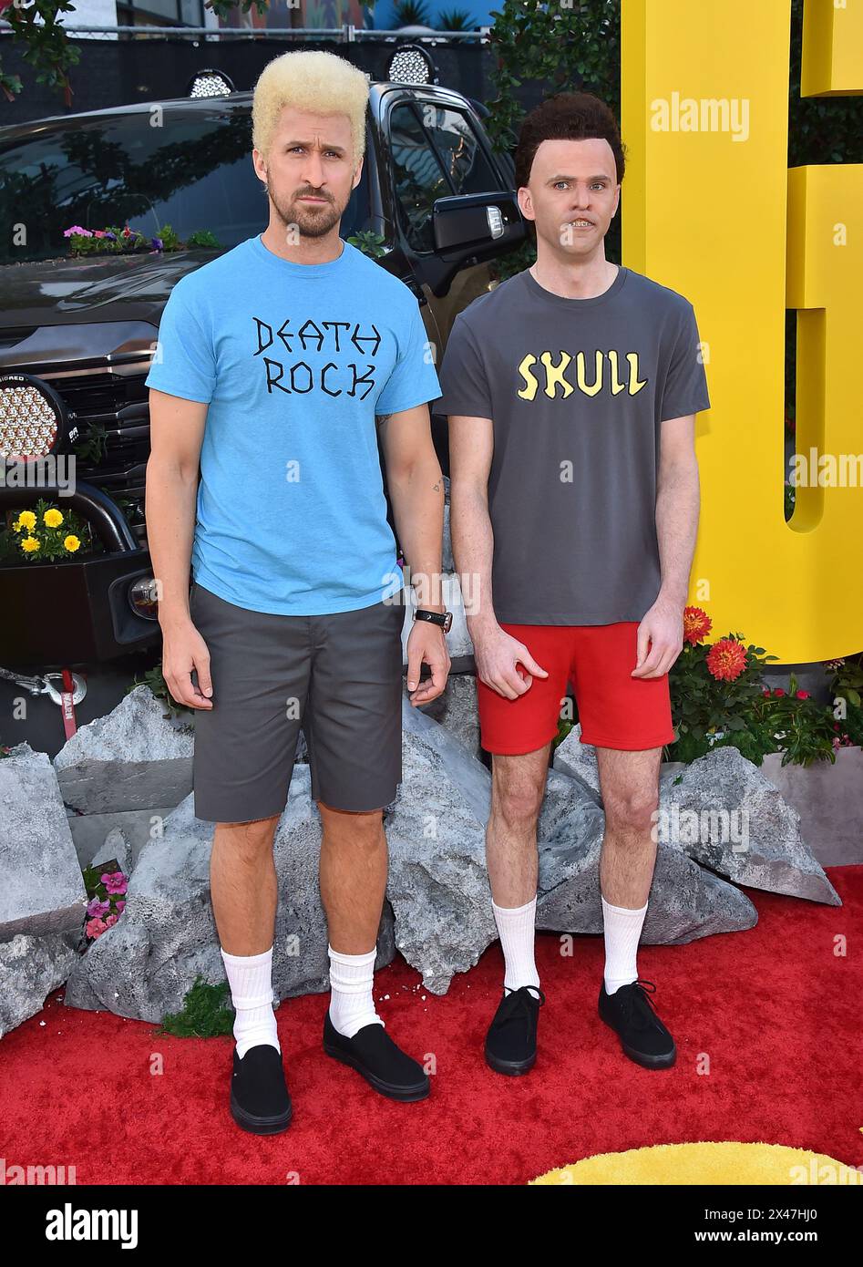 Hollywood, USA. 30th Apr, 2024. Ryan Gosling and Mikey Day arriving to ...